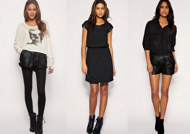 Tendencia CUERO Street Style LookBook Collage INSPIRATION - Así es la Moda