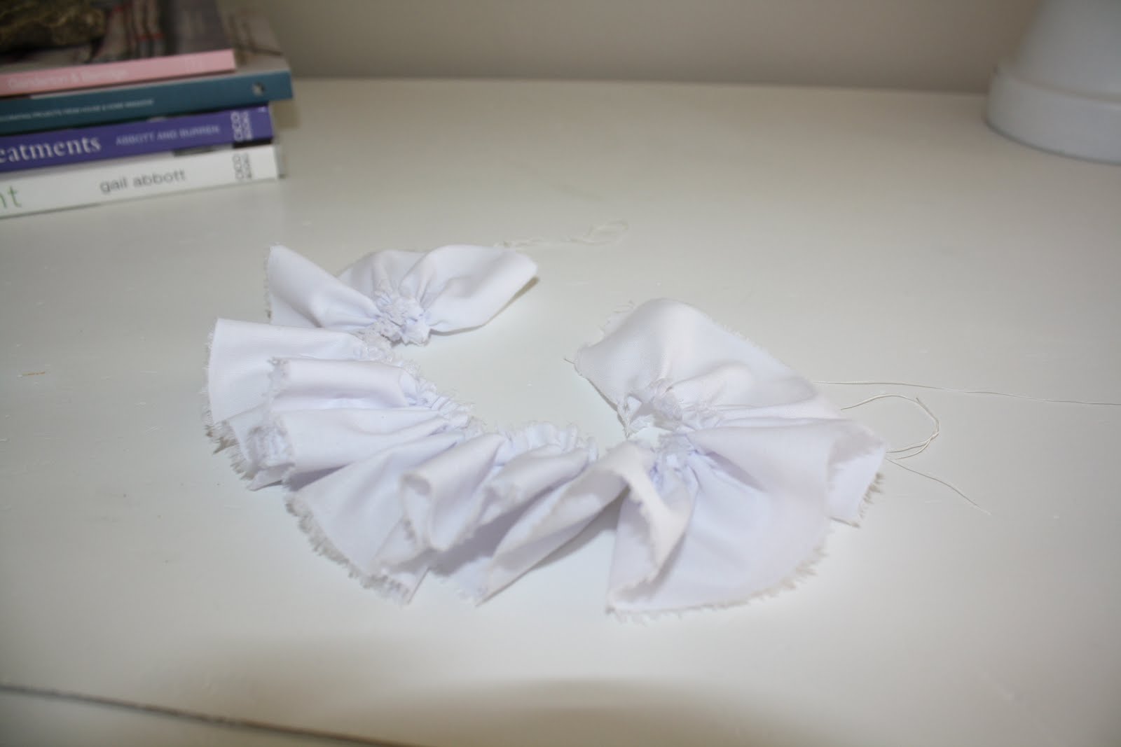 Creamy White: ~ A Ruffle Flower for You ~ DIY