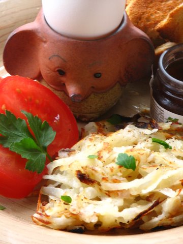 more than burnt toast: Perfect Shredded Hash Browns