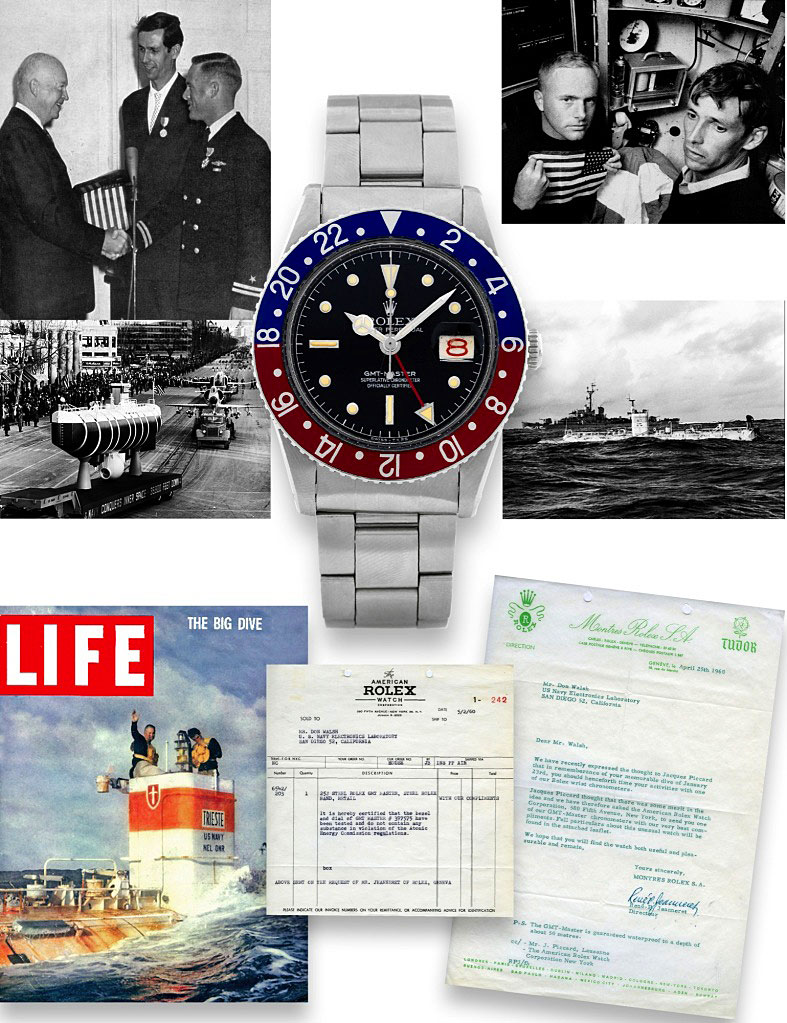 Welcome to RolexMagazine.com: Rolex Coolness: Captain Don Walsh 1 of 2 ...