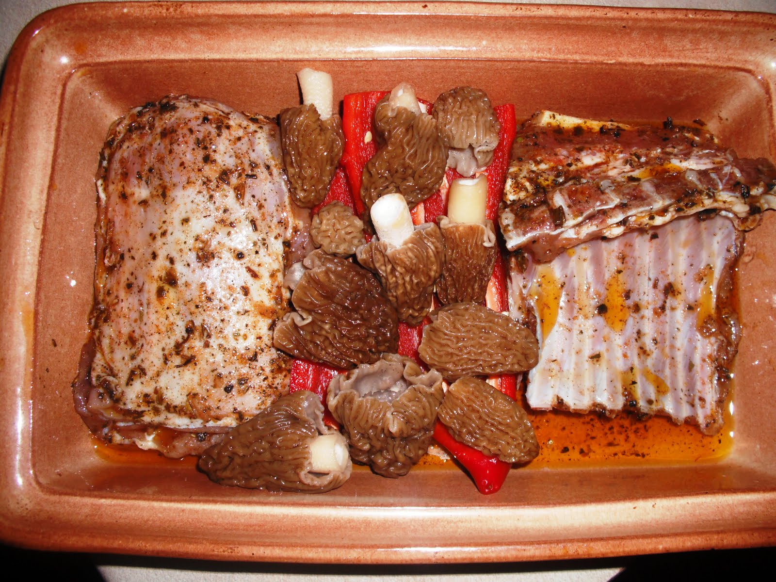 Közös gomba: Bárány, hús, vér, narancs