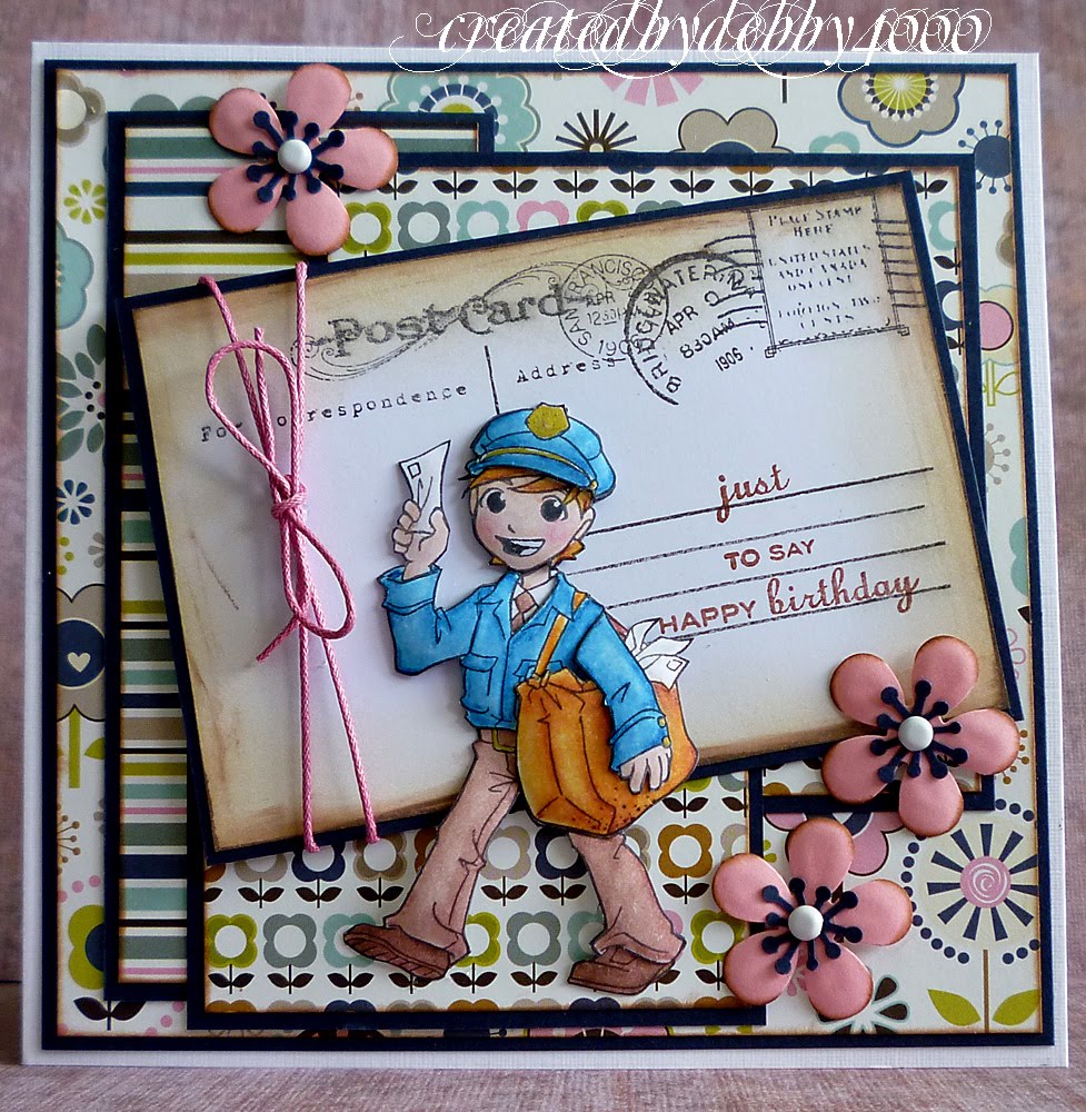 A Scrapjourney: STOP wait a minute Mr Postman