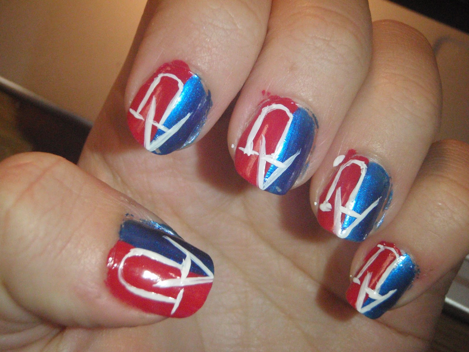 Always Look Cute: American University Nails