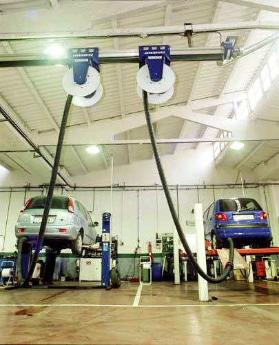 Gases de escape: EXTRACTOR DE GASES