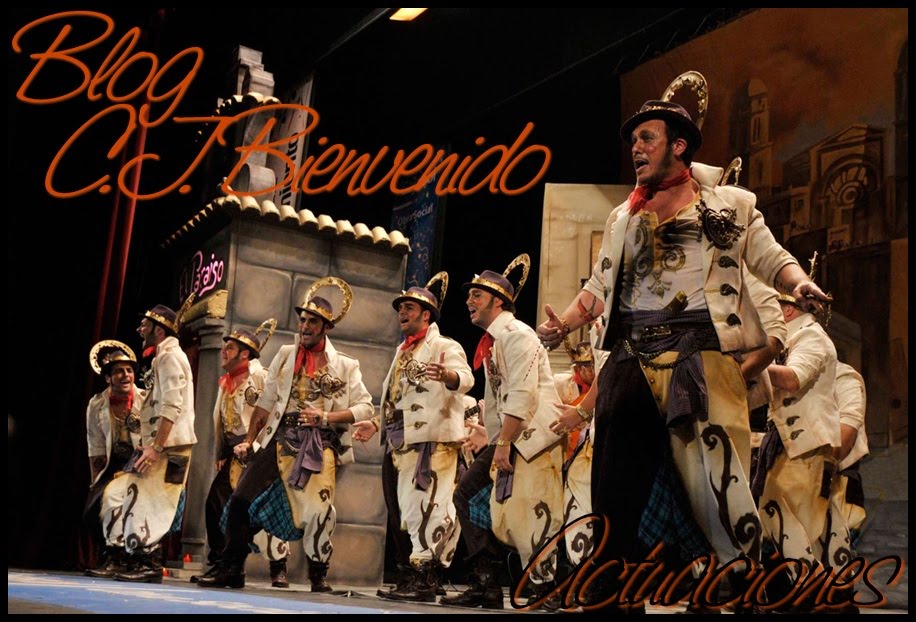 Comparsa Jesús Bienvenido: ACTUACIONES DE LA COMPARSA