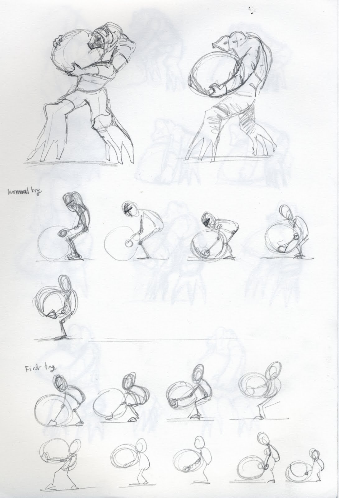The World of Thomas Spettel: character animation - lifting heavy object