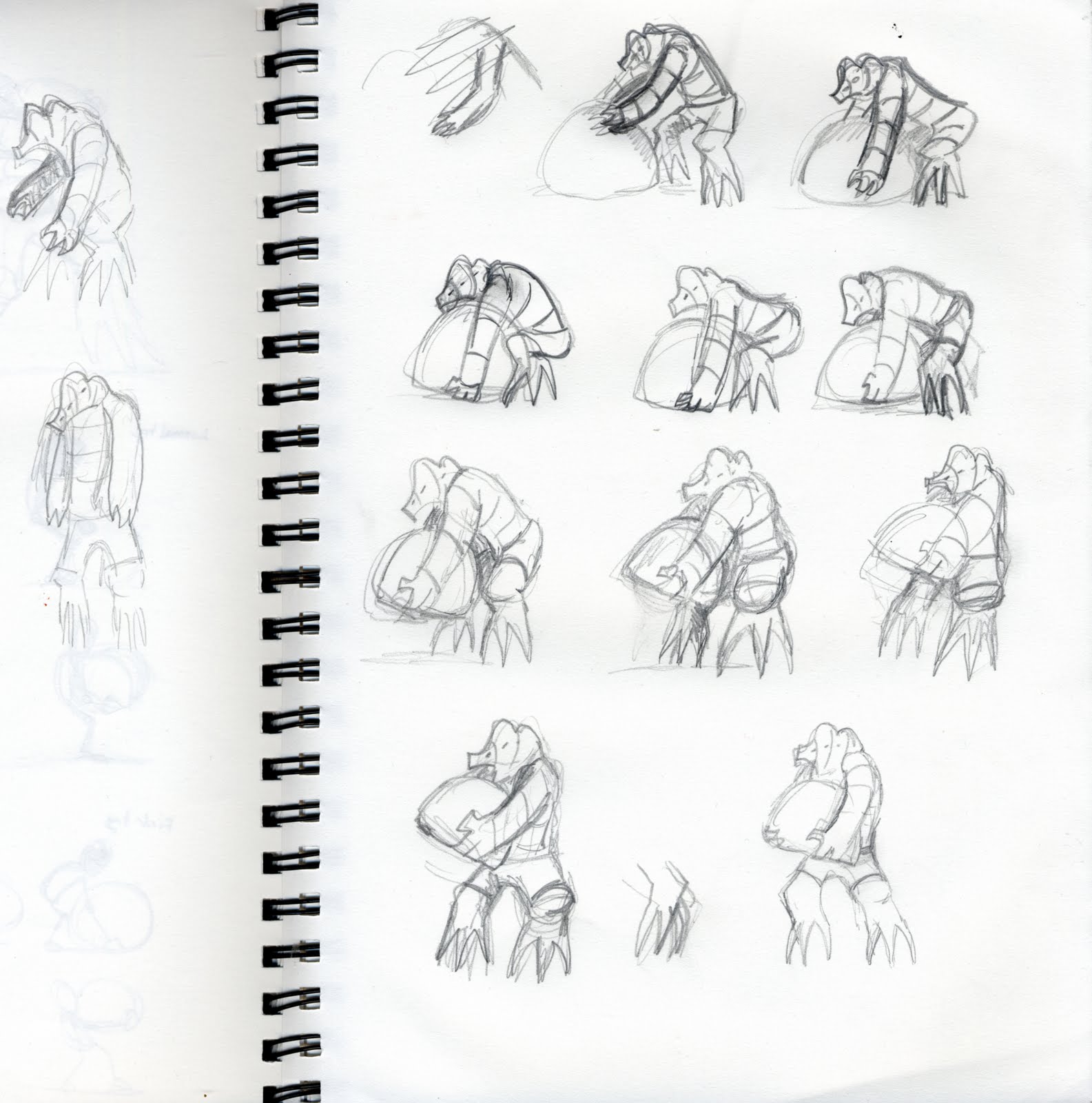 The World of Thomas Spettel: character animation - lifting heavy object