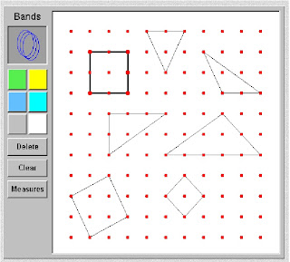 NJCU Math 515: Virtual Manipulative Game - Geoboard