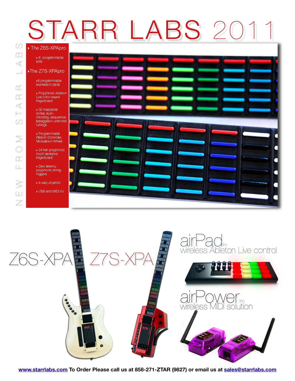 Starr Labs Ztar MIDI Guitar MIDI Controllers Professional MIDI: INSTRUMENTS
