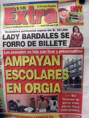 LA JERINGA: LA REPLANA EN LOS DIARIOS CHICHA