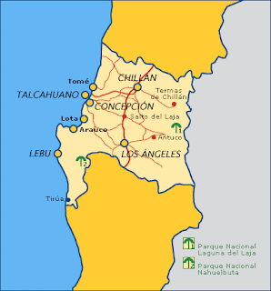 Geografía de Chile: VIIIª REGIÓN DEL BÍO - BÍO