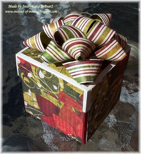 Instead of Ironing Blogspot: A Christmas Explosion box