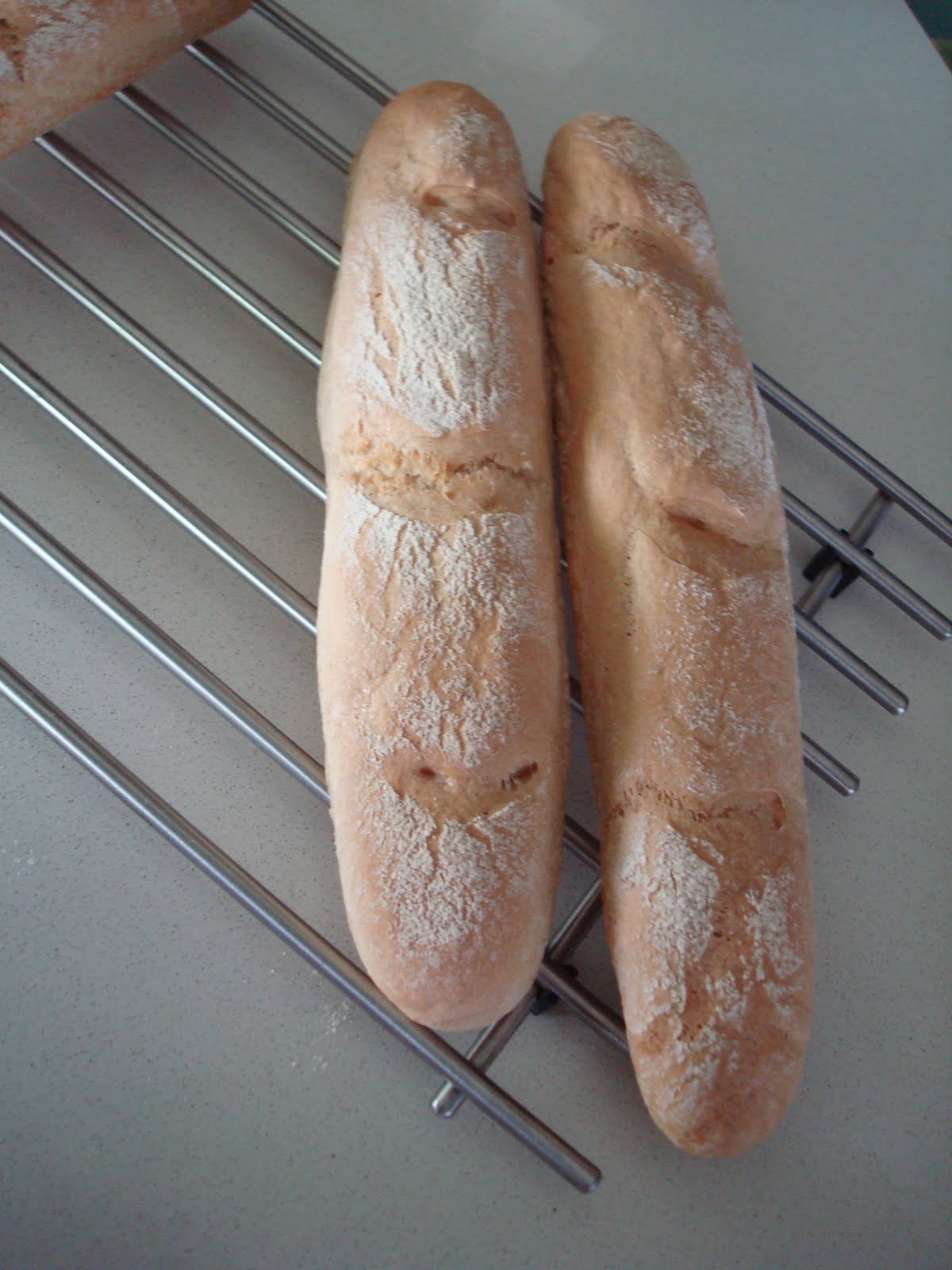 las cazuelas de la huerta: Barras de pan