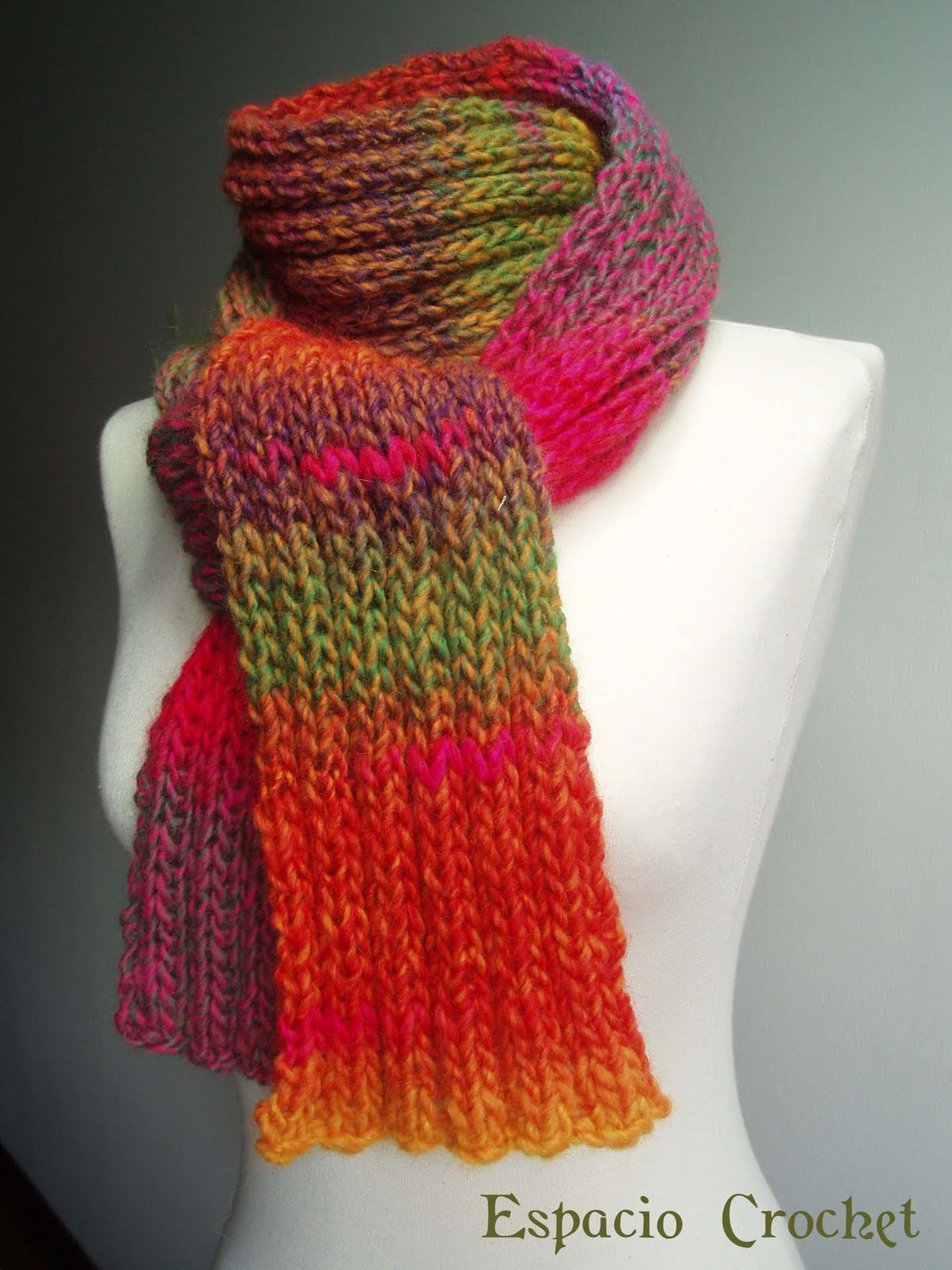 Espacio Crochet: Maratón de bufandas / knitted scarves