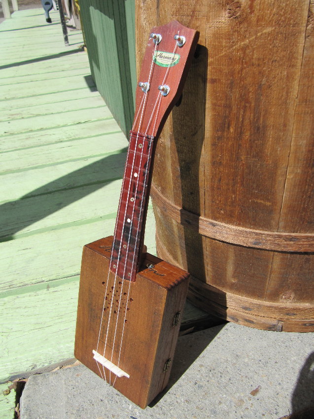 c.1960s/2010 Cigar Box Ukulele