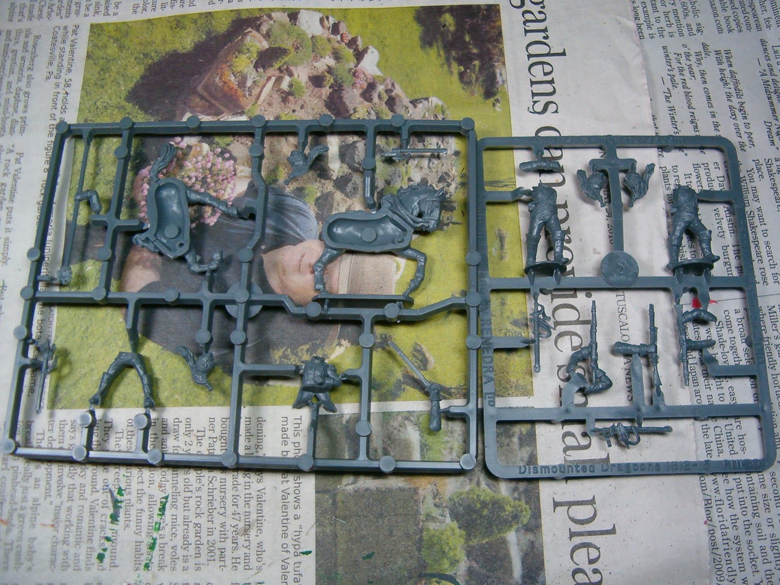 Toy Soldiers and Dining Room Battles: Perry French Dragoons - WIP