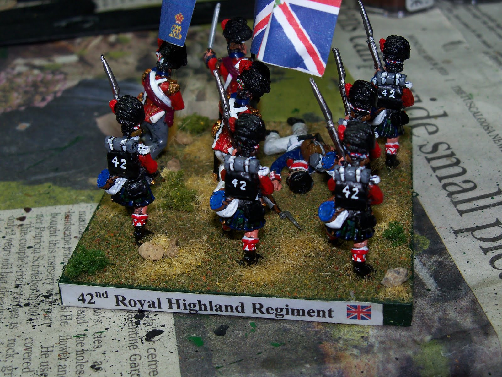 Toy Soldiers and Dining Room Battles: 42nd Highlanders - All Done