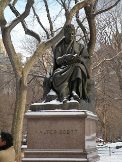 Central Park New York City: Sir Walter Scott Statue