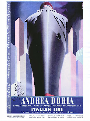 20th Century Ads: Cruise Ship Ads ~ Famous Lines