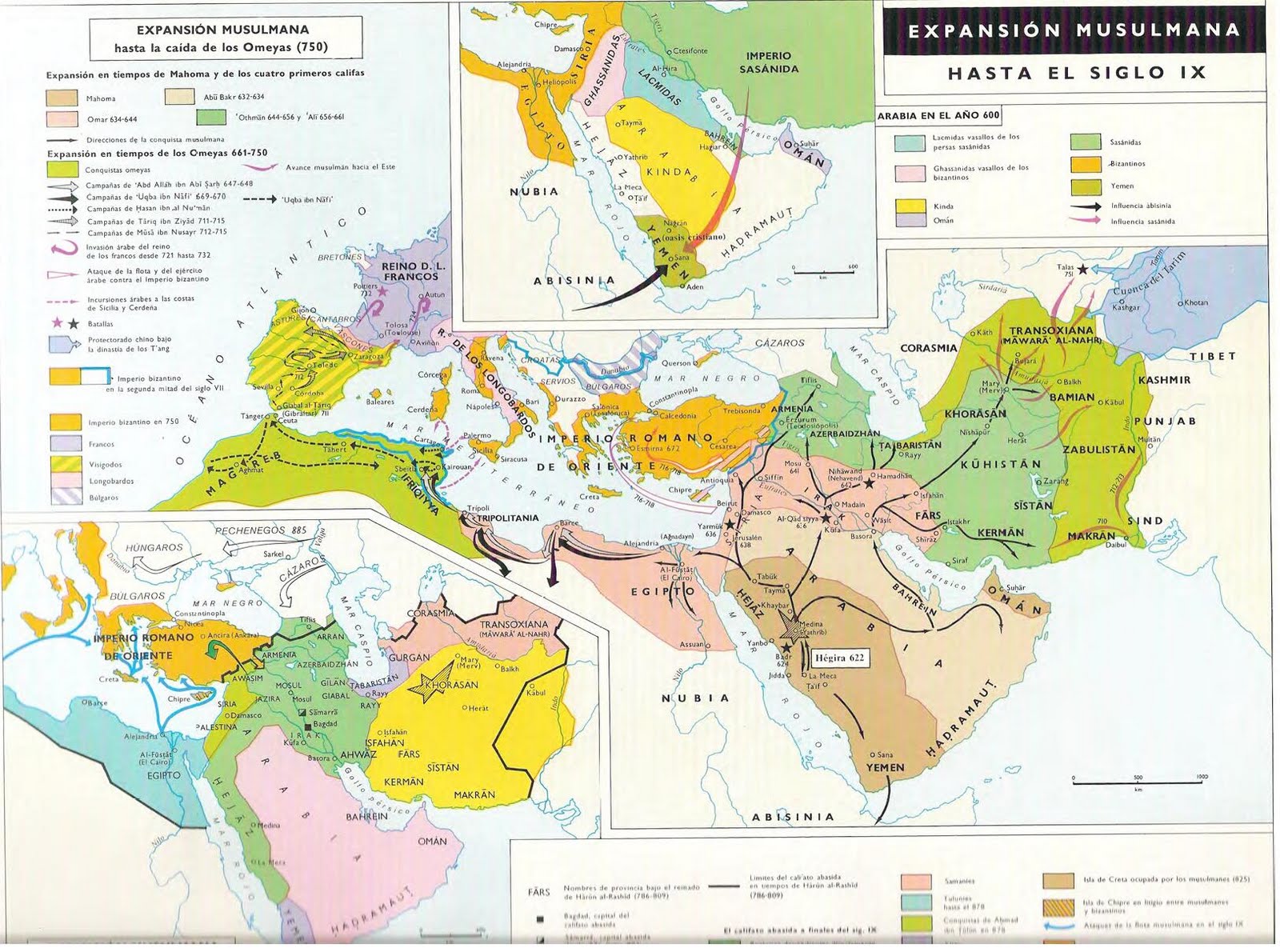 Historia De Europa II (Humanidades y Artes U.N.R): La expansión musulmana