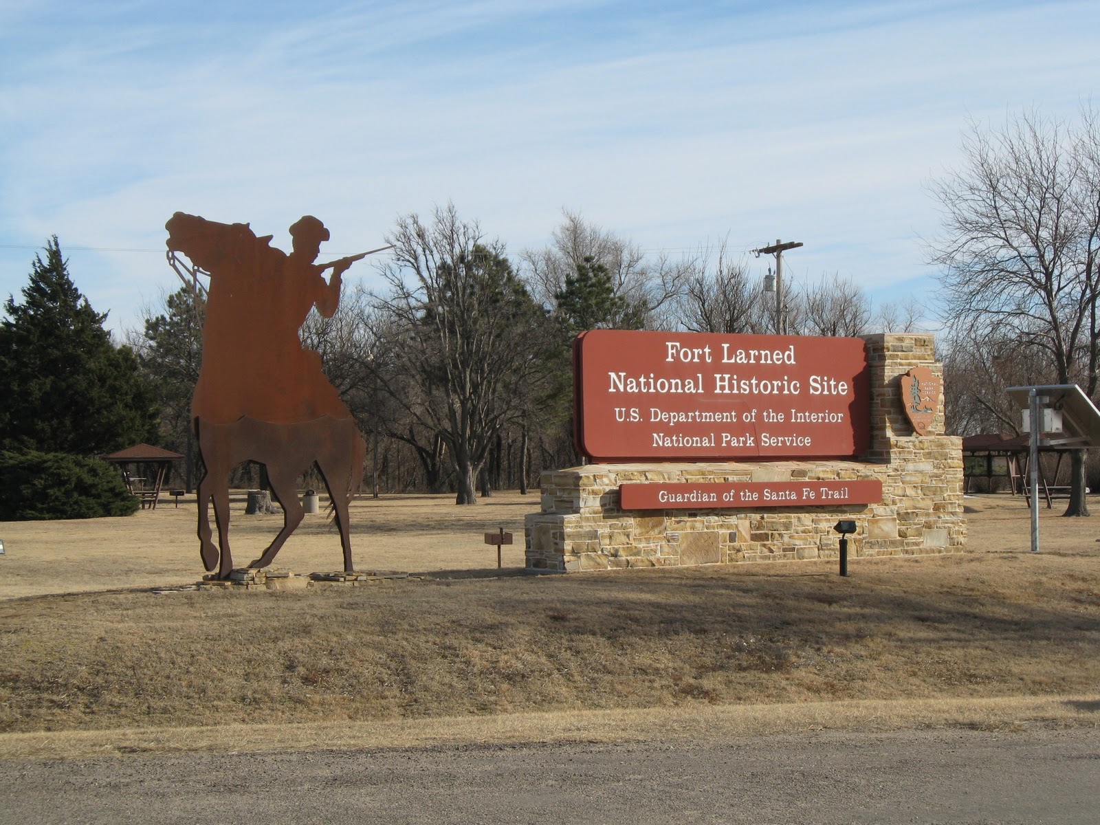 The Cancellation Station: Carved Kansas - Fort Larned National Historic ...
