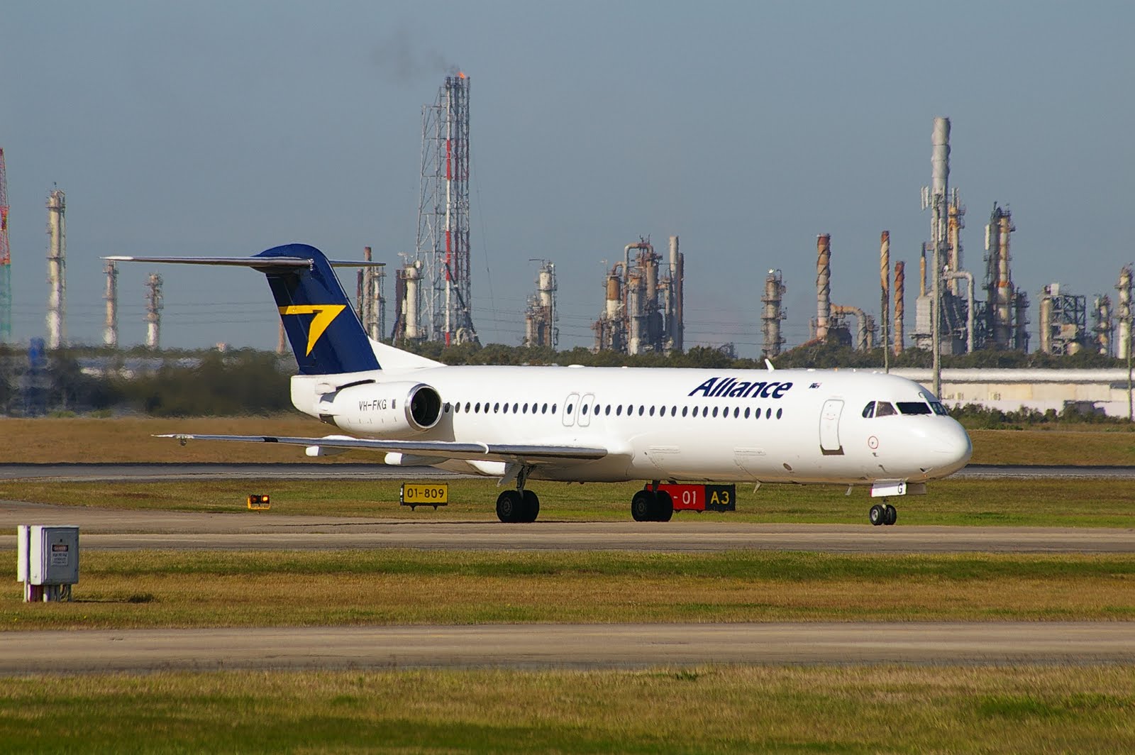 South East QLD Aviation News Alliance Airlines Fokker 100 At BNE VH FKG 