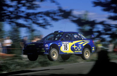 Markko Märtin - Michael Park, Rally 1000 lagos'01 Subaru Impreza WRC ...