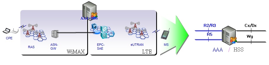 Advanced WiMAX AAA solution