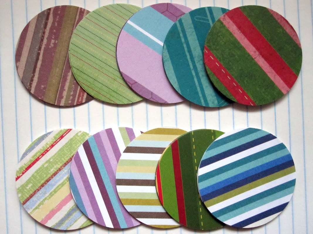 Paper Circle Cut Outs and Stickers In The Shop : Behind Mytutorlist.com