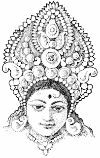 Lakshmi Coloring Pages