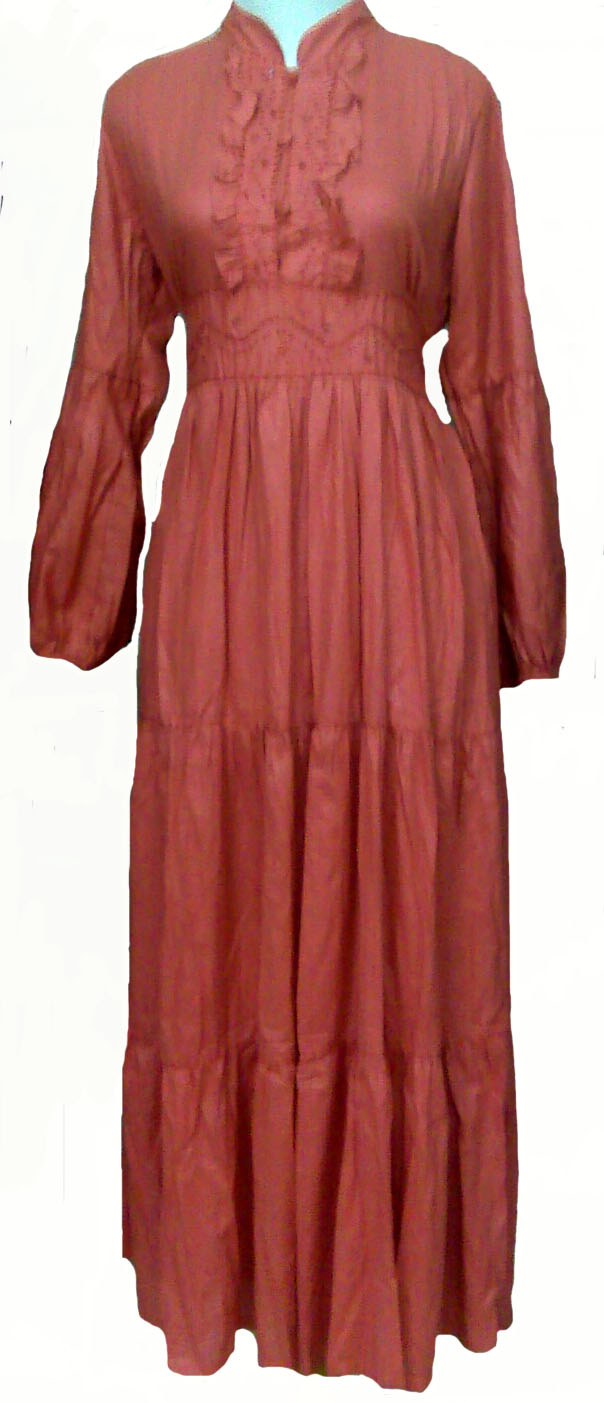 Busana Muslimah-Ku: Gaun Cantik Bahan Katun Paris