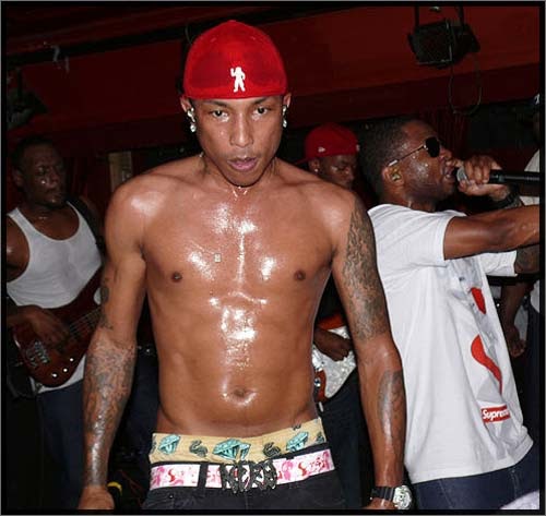 Pharrell Without Tattoos