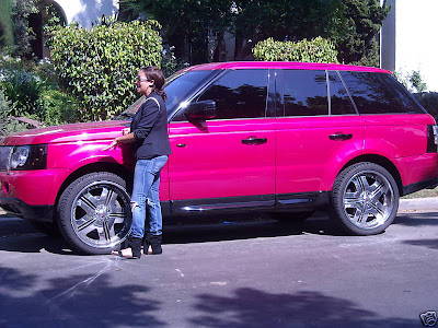 Ghetto!!!!! La La Selling Her Hot Pink Ranger Rover on Ebay | Lipstick ...