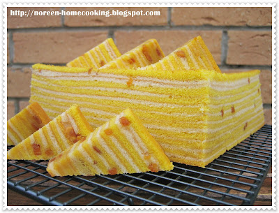 my home cooking blog: Kek lapis mango cheese