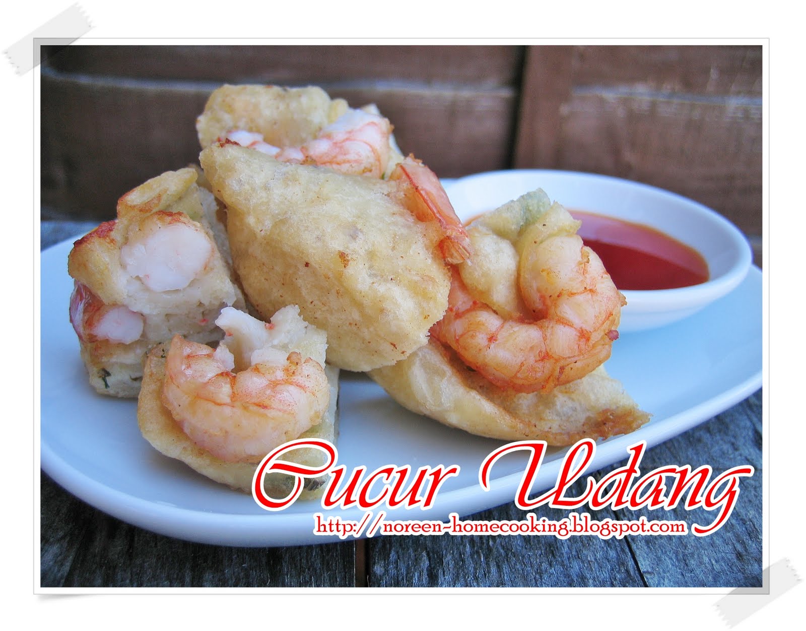 my home cooking blog: Cucur udang resepi III