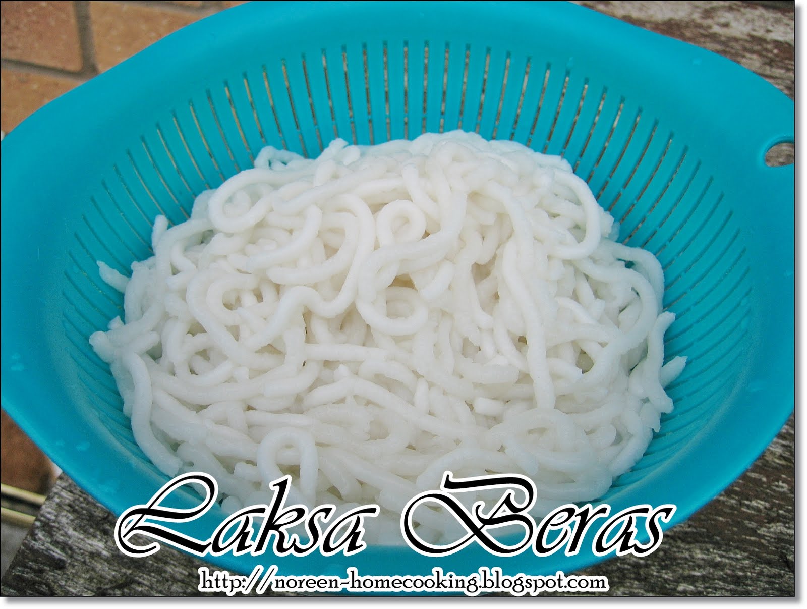 my home cooking blog: Laksa beras