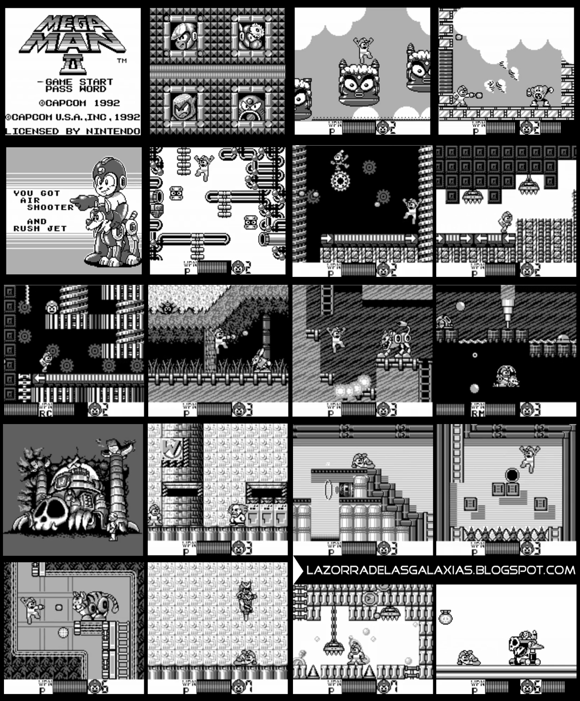 LA ZORRA DE LAS GALAXIAS: -- MEGAMAN II -- (Rockman World 2 -1991)