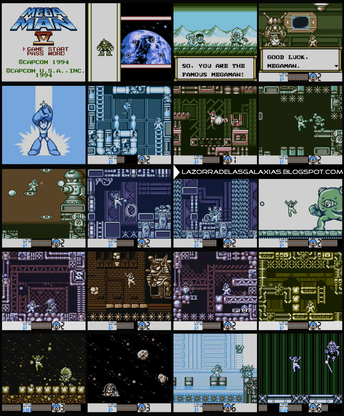 LA ZORRA DE LAS GALAXIAS: -- MEGAMAN V -- (Rockman World 5 -1994)