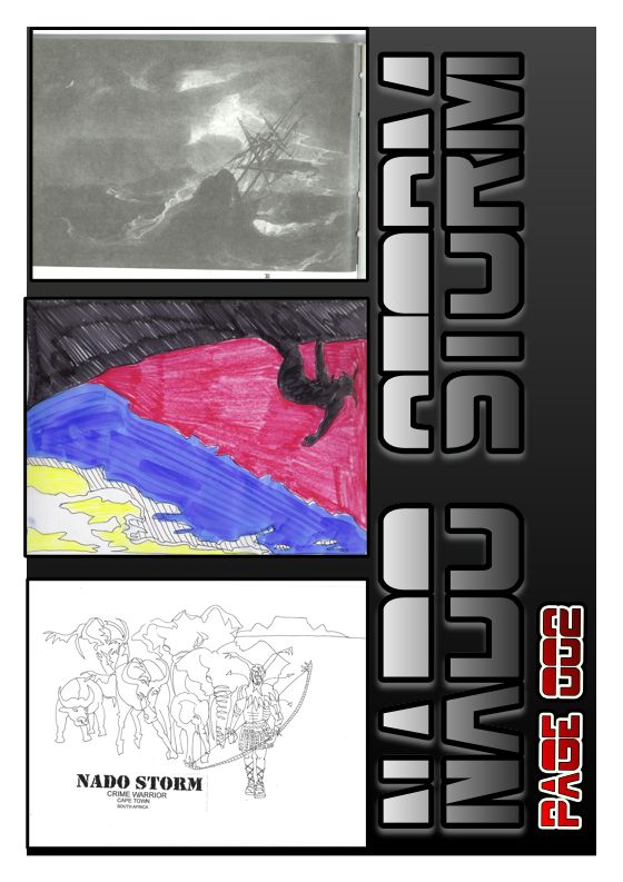 QJD Design studio wildetect: nado storm - cape town comic book hero