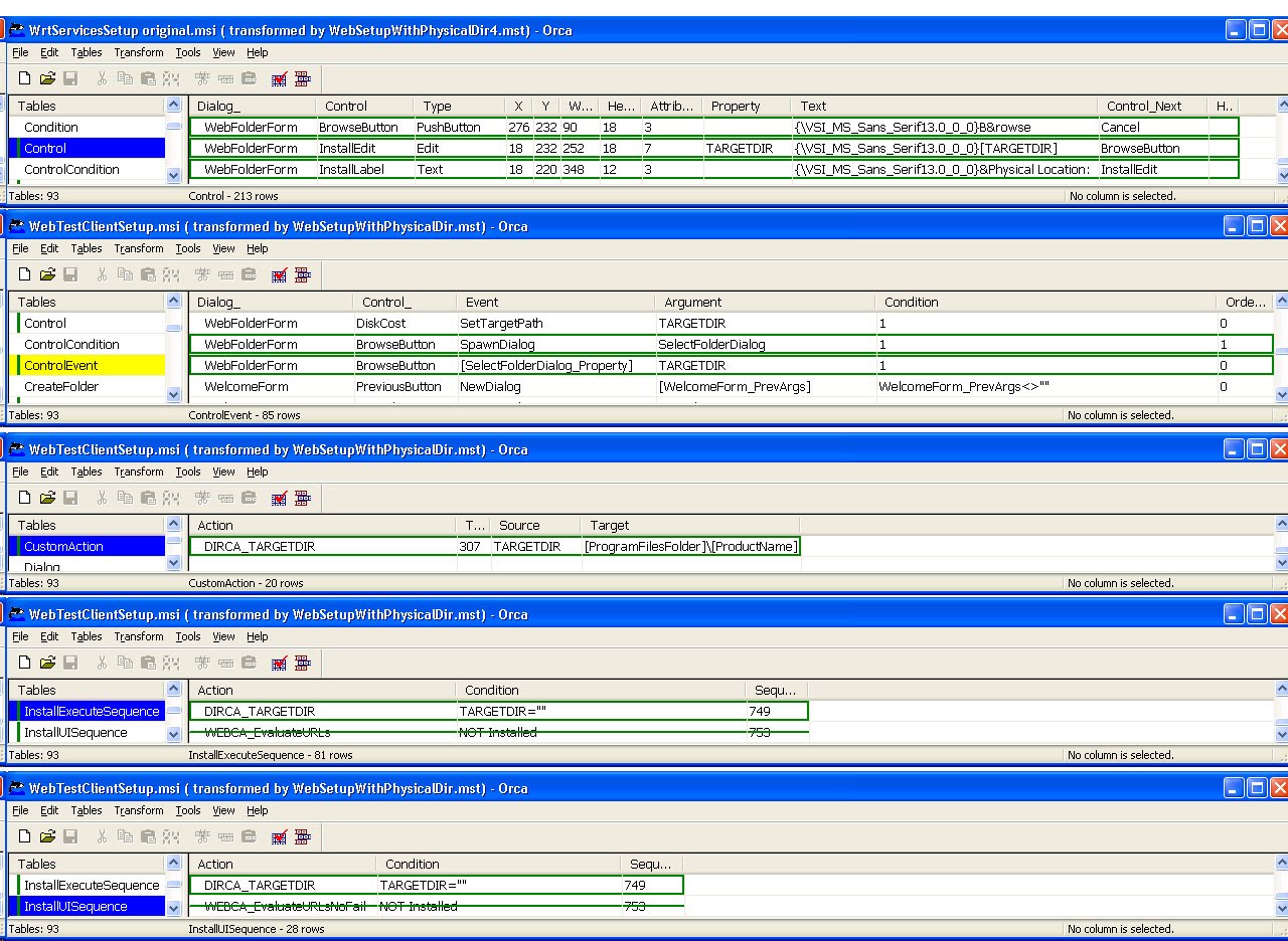 Tech Meanderings: Modifying a Visual Studio web setup program to ...