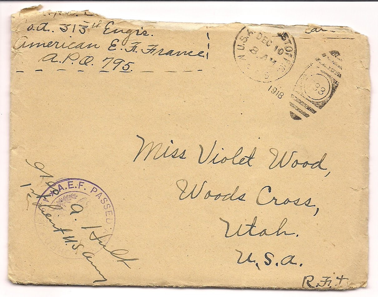 The House Household: Love Letters from the Front --- WWI