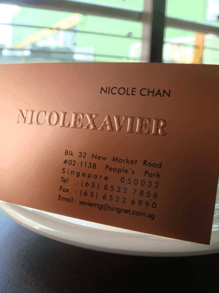 Sewing in SIN(gapore): Chanel fabric at Nicole Xavier