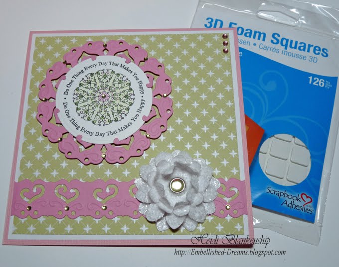 Embellished Dreams: JustRite - Kaleidoscope - Do One Thing Card
