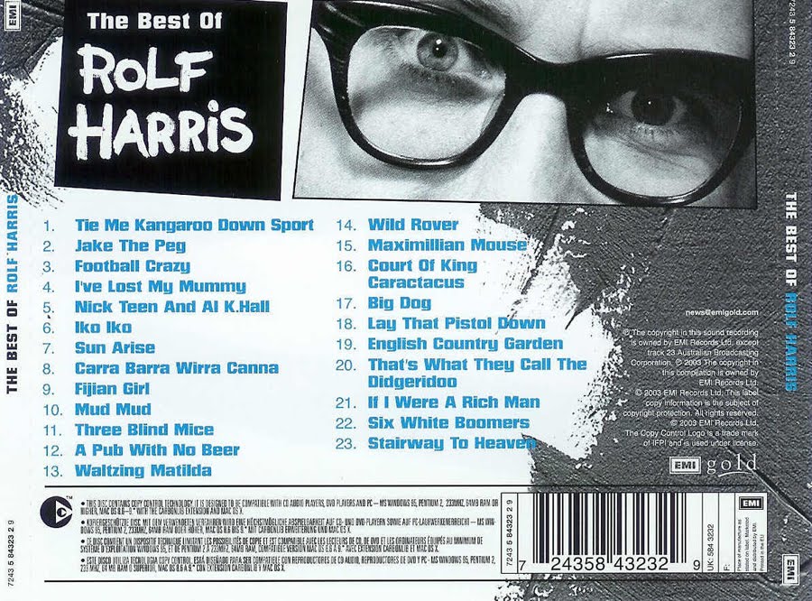 Vintage Stand-up Comedy: Rolf Harris - Best Of Rolf Harris 1970 (Australia)