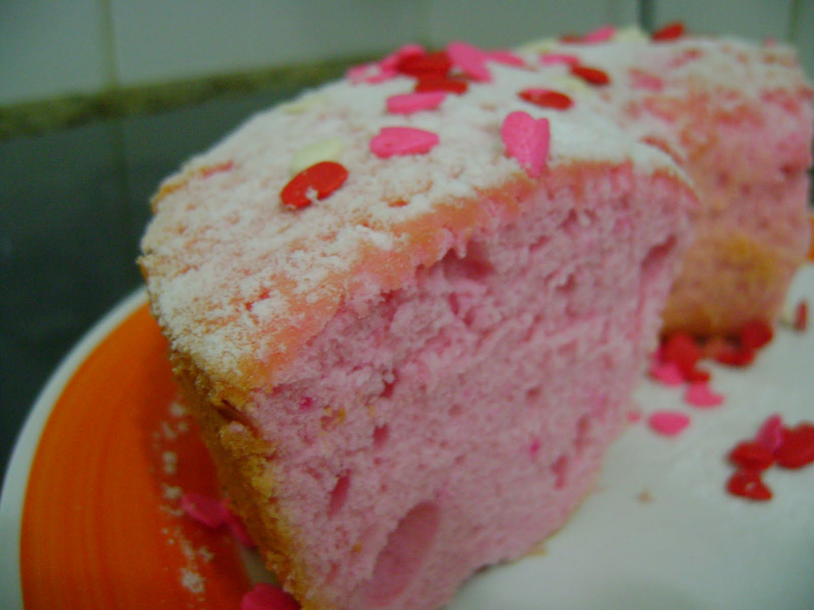 Rumo a Cozinha: Pink Angel Cake