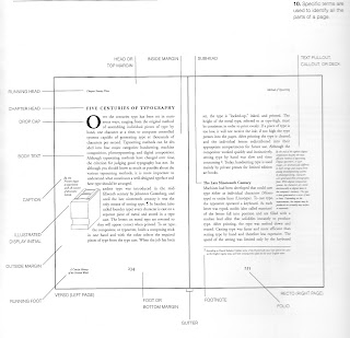 Typography: Page layout terminology