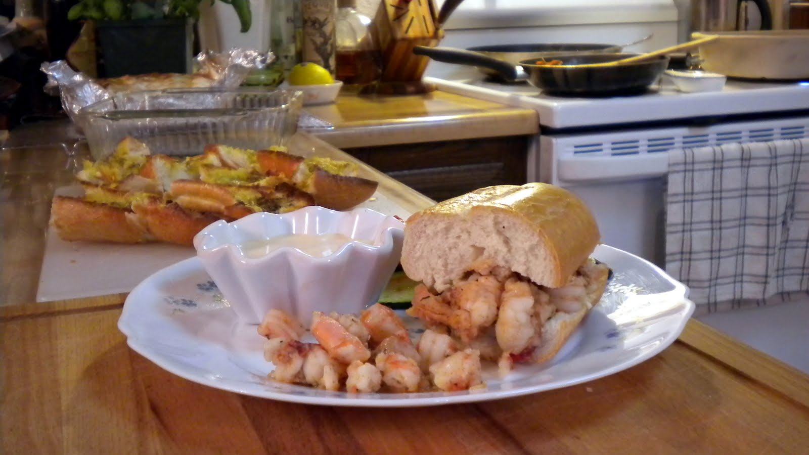 Cooking for Zo: Crustacean Hoagie
