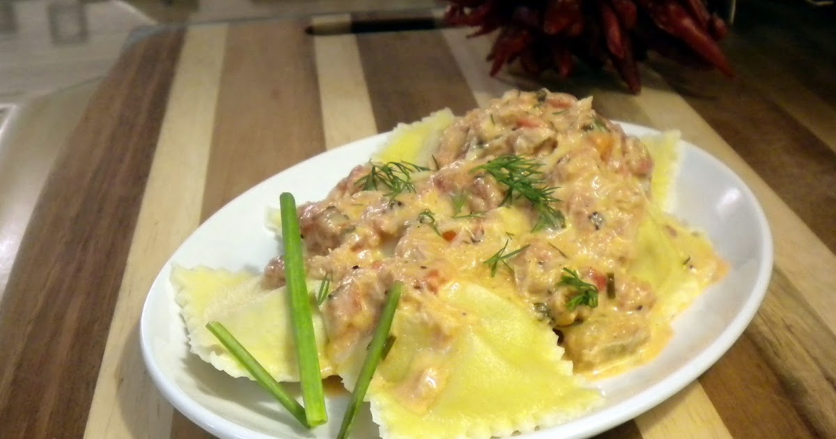 Cooking for Zo: Lobster and Shrimp Ravioli with Vodka Crab Cream Sauce