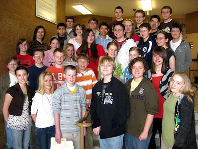 Springville Junior High School News: SJHS Super Citizens