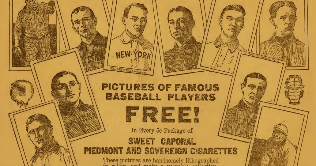 Mark's Ephemera: Early baseball card ad